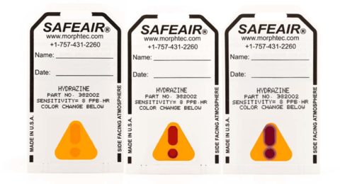 Hydrazine Chemical Detection Badges | Morphix Technologies