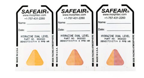Hydrazine Chemical Detection Badges | Morphix Technologies