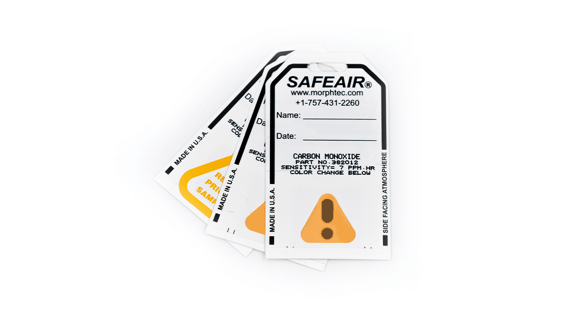 Carbon Monoxide Chemical Detection Badges | Morphix Technologies