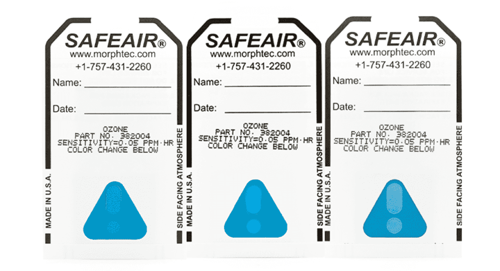 Ozone Chemical Detection Badges | Morphix Technologies